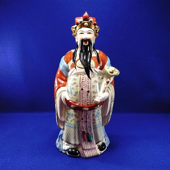 Accents | Chinese Luxing Luk God Figurine Wealth Good Luck Sanxing Immortals 1475 | Poshmark